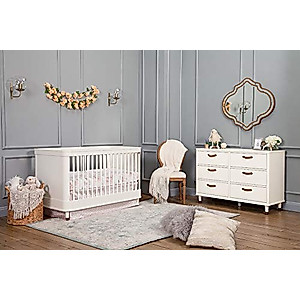 NAMESAKE Tanner 3-in-1 Convertible Crib in Warm White, Greenguard Gold Certified