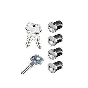 YAKIMA, SKS Lock Cores for YAKIMA Car Rack System Components, 4 pack