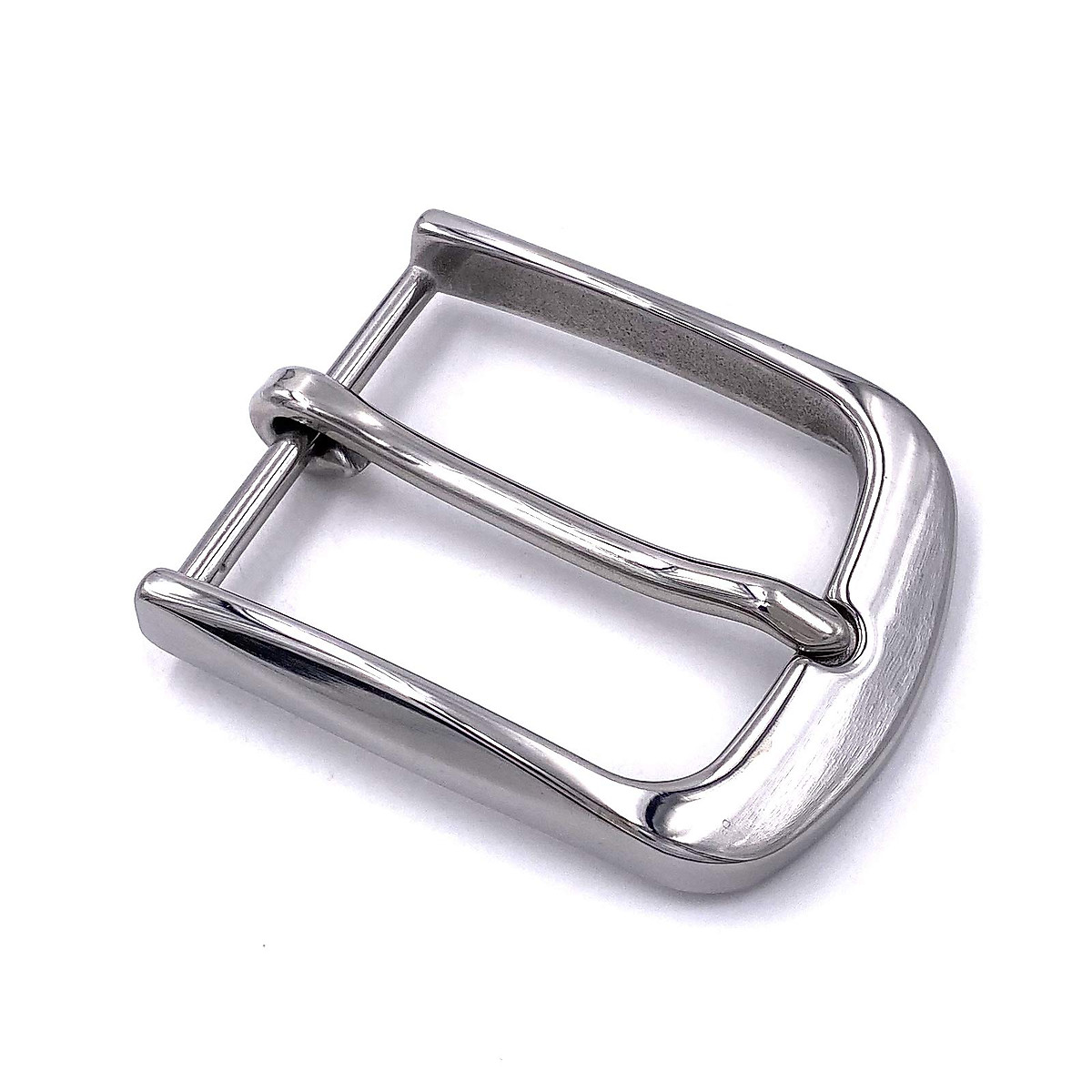 LAXPICOL 1.5"(40mm) Heavy Duty Stainless Steel Single Prong Square Belt Buckle