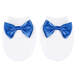 Lilax Baby Boy Jewels Crown Layette 4 Piece Gift Set 0-3 Months Royal Blue