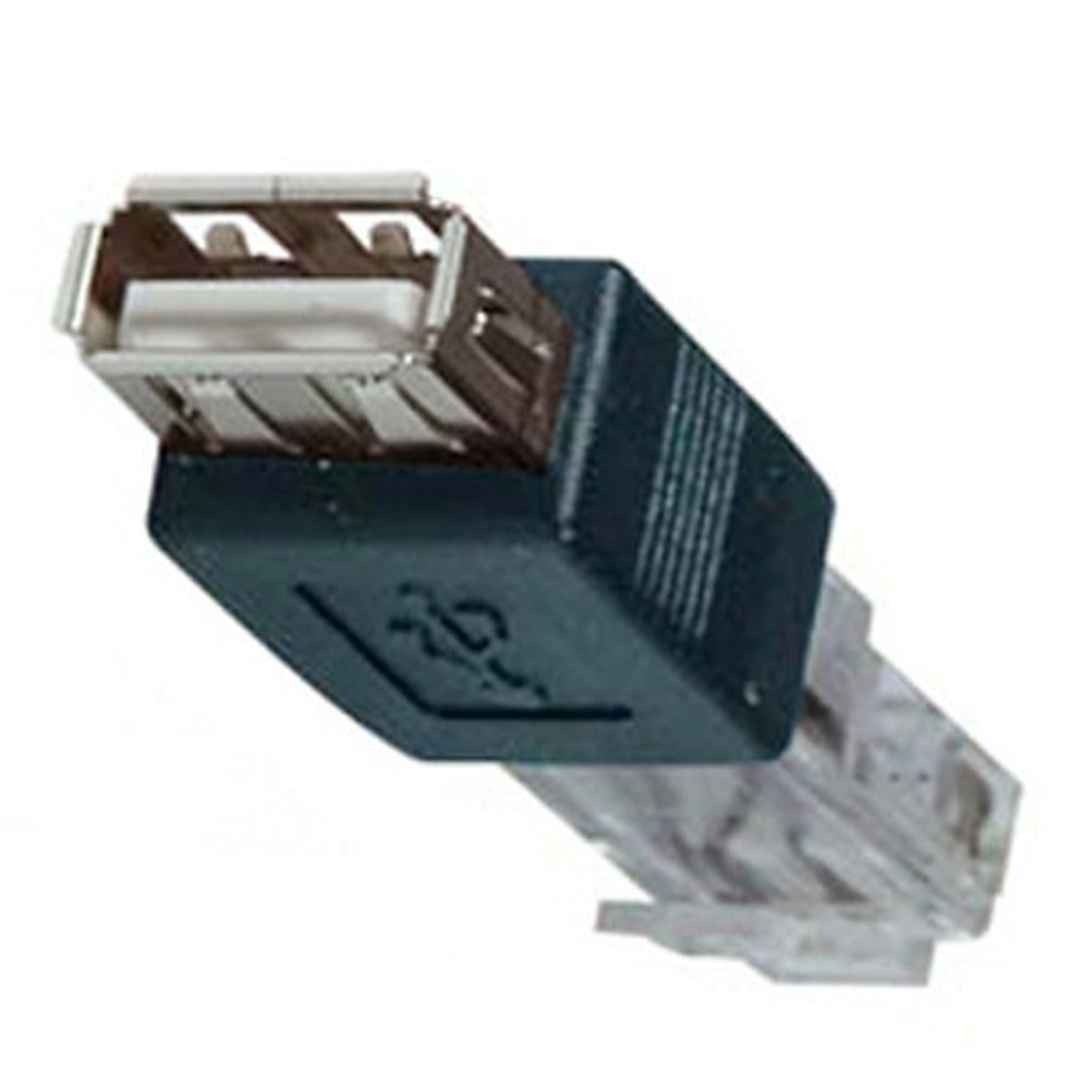 SinLoon(2-Pack AF-RJ45 USB to USB Female to AF-8P8C Connector Crystal USB,USB Transfer Network Plug