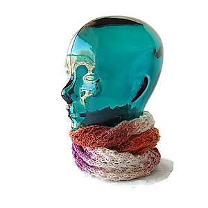 Lace Infinity Scarf Warm Knit Wool Circle Neck Warmer Cozy Loop Style Wrap