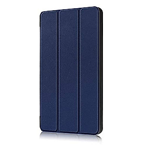 Asng All-New Fire 7 2019 Case, Slim Lightweight Tri-fold Stand Cover for Fire 7 2019 (9th Gen, 2019 Release) (Drak Blue)