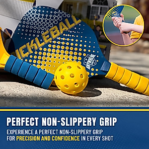 Ultimate Youth Pickleball Set with Net, Paddles, and Balls - Start Playing Pickleball Today with This Complete Junior Kit for Boys and Girls Ages 5 to 12