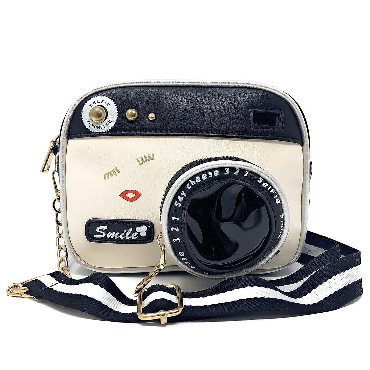 Crossbody Bag For Women Trendy Leather Phone Shoulder Bag with Zipper Pocket Unique Cute Purse Handbags