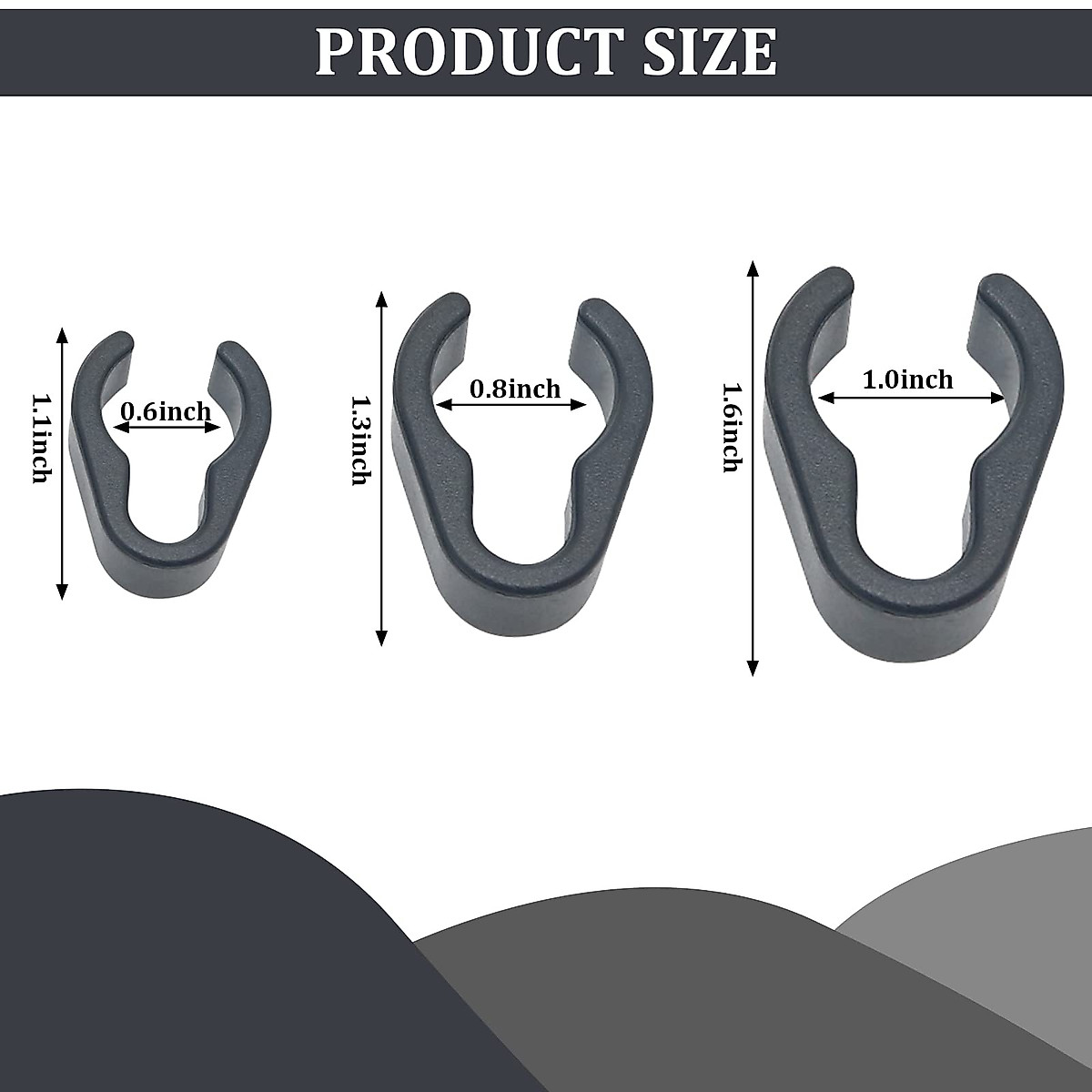 TBoxBo Mic Cable Clips 40 Pack Microphone Boompole Cable Clip Seturable and Flexible ABS Plastic Clips Mic Cable Clips Universal Microphone Boompole Cable Clip Set