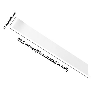 Docooniver 6pcs White Sashes Blank for Pageants,Senior Sashes 2024,Prom Queen Sashes Plain Satin Sashes Custom Personalized Sashes.