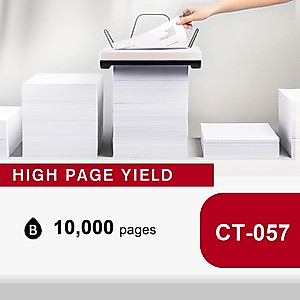 Tounker 057H 057 Black High Yield Toner Cartridge Compatible for Canon 057H 057 CRG-057H Toner Cartridge for Canon Imageclass MF445dw LBP226dw MF448dw MF449dw LBP227dw Laser Printer (Black, 1-Pack)