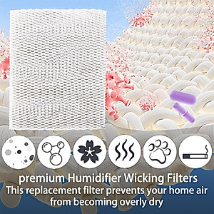 Replacement HC26P Humidifier Wick Filters Compatible with Honeywell HE260 HE265 HE360 HE365 HC26E1004 HC26E1002-U HC26A1008 Humidifiers 350 360 560 568 600 700 760 769, 2 Pack