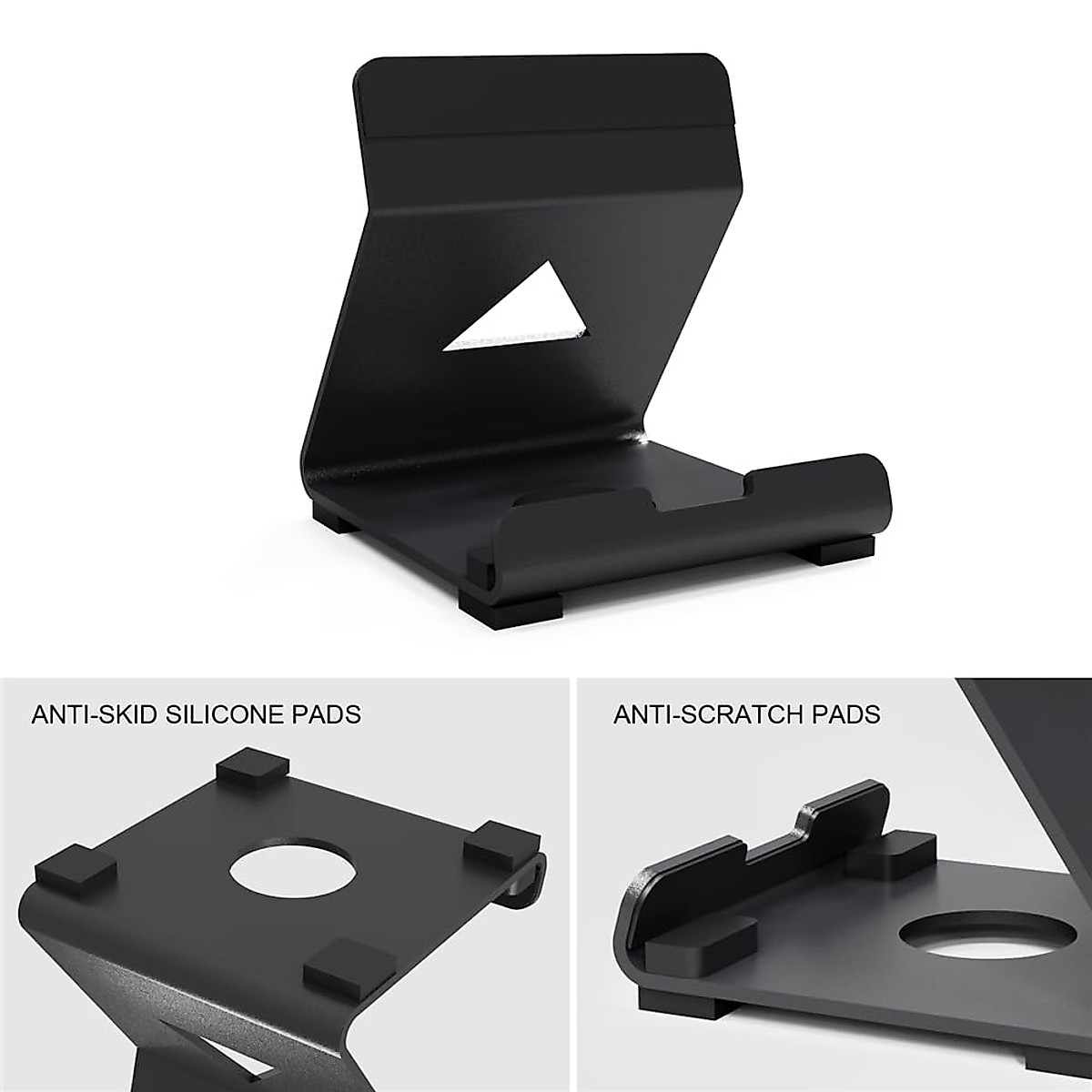 Handheld Game Console Holder Tablets Stand,Tablet Stand for Playstation Portal/for Rog Ally/for Legion Go Game Machine Tablet Stand Holder Accessories (Black)