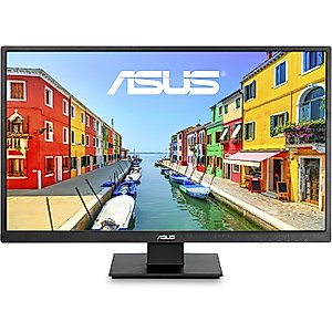 ASUS 27" 1080P Monitor - Full HD, Eye Care, Low Blue Light, Flicker-Free, VESA Mountable, Anti-Glare, D-Sub, HDMI Computer PC Monitor - VA279HAE