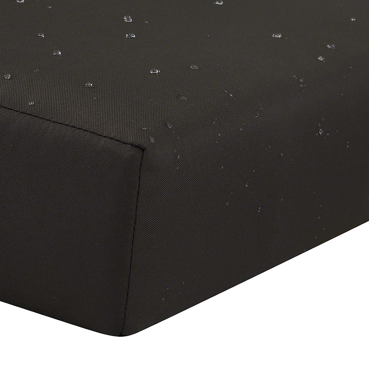 Classic Accessories Ravenna Water-Resistant Patio Lounge Chair/Loveseat Back Cushion Cover, 23 x 20 x 4 Inch, Espresso