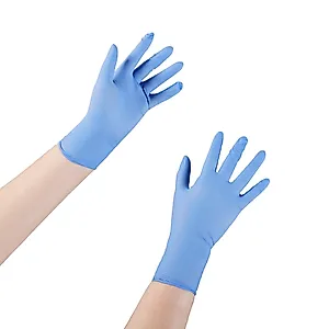 McKesson Confiderm 3.5C Nitrile Exam Gloves - Powder-Free, Latex-Free, Ambidextrous, Textured Fingertips, Chemo Tested, Non-Sterile - Blue, Size XS, 200 Count, 10 Boxes, 2000 Total