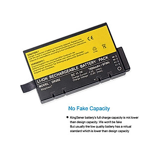 KingSener DR202 Laptop Battery for X500 V100 V200 V1010 S400 Notebook Samsung P25 P28 P29 V20 DR202i DR202S RRC2020 ME202C ME202EK ME202 ME202A BP-LC2600 87Wh/7800mAh (Old Shell)