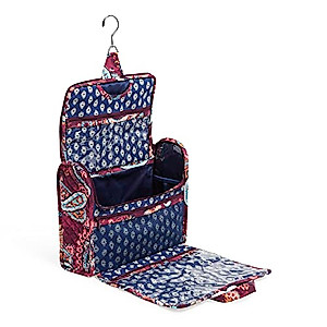 Vera Bradley Women's Cotton Grand Hanging Travel Organizer, Paisley Jamboree - Recycled Cotton, One Size
