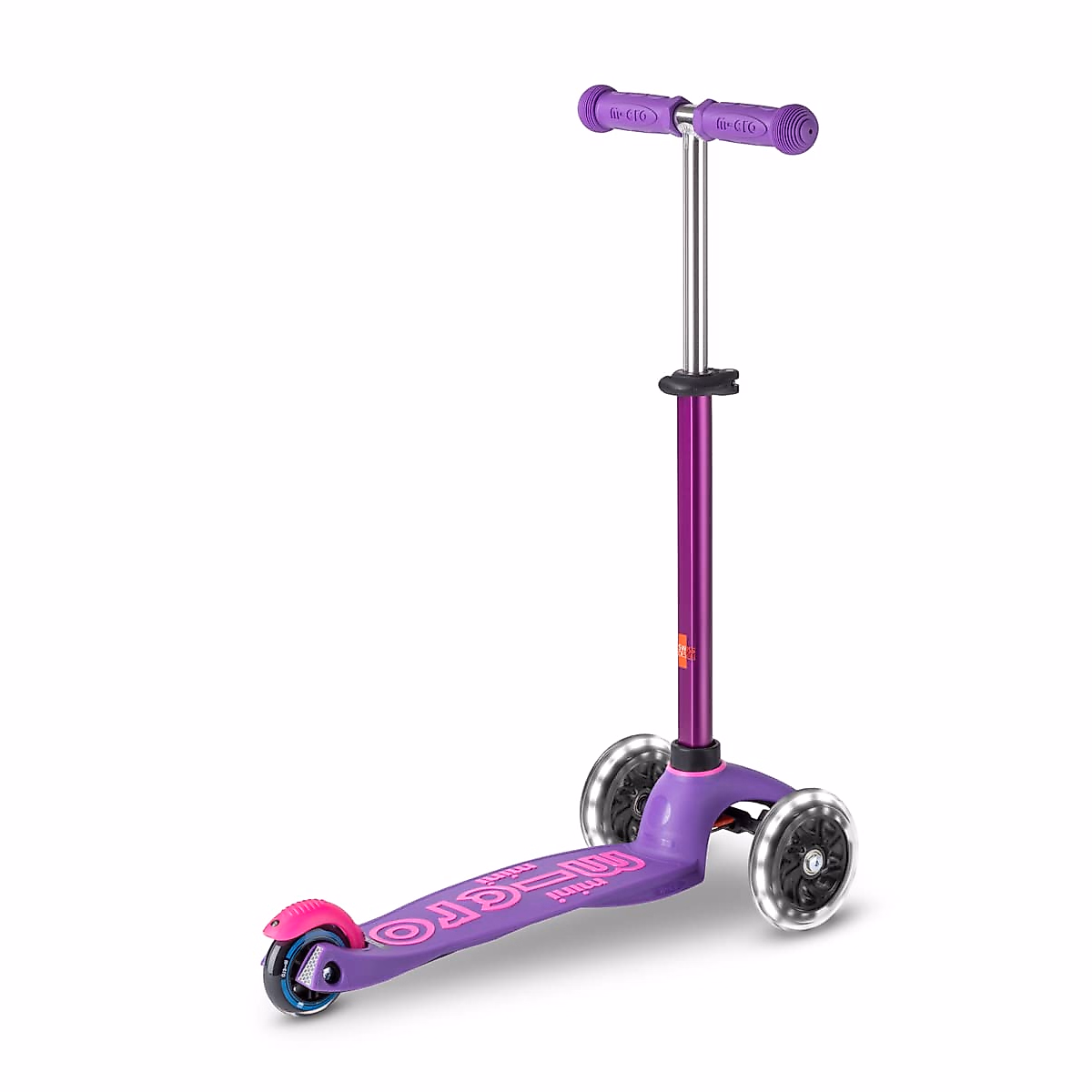 Micro Kickboard | Mini Deluxe LED | Three-Wheeled | Lean-to-Steer Swiss-Designed Micro Scooter | Motion-Activated Light-Up Wheels | Toddlers & Children Ages 2-5"