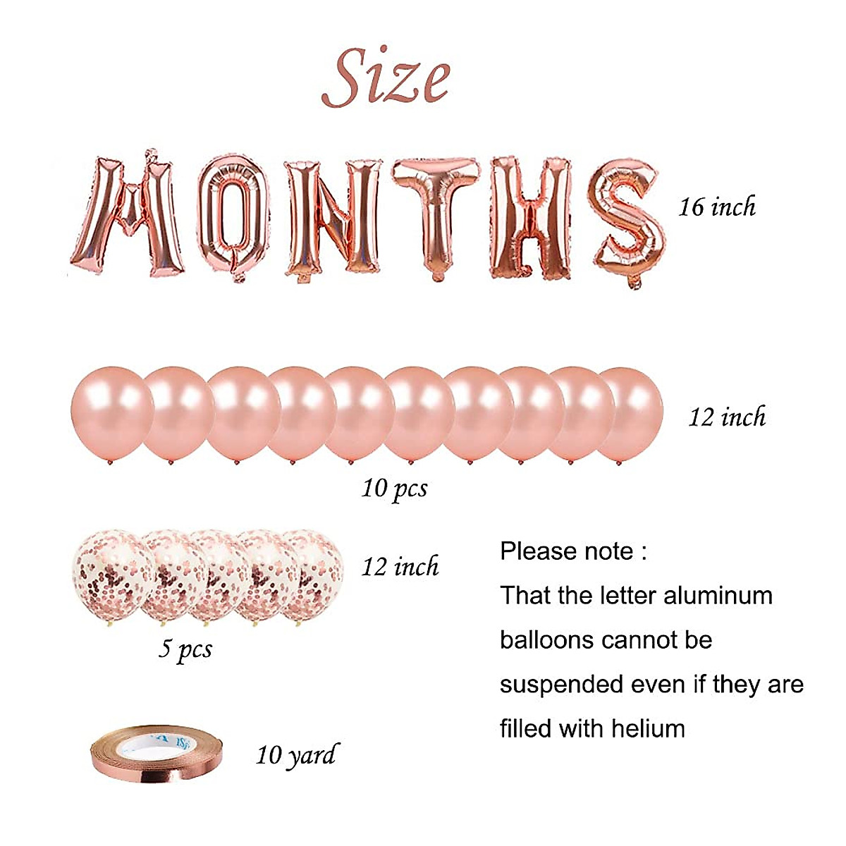 Donut Theme 6 Months Birthday Party Decorations Half Year Birthday Suppliers Set for Girls 1/2 Year Birthday Party 6 Months Balloons, Donut Balloons One Half Year Birthday Baby Shower Party (Donut)