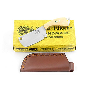 Wild Turkey Handmade Collection Fixed Blade Mini Chef Cleaver