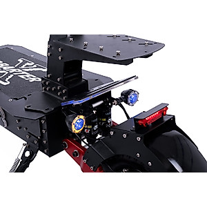 Electric Scooter, Adult high Power Dual Motor Professional Folding Off Road 14inch Fat tire Large Two Wheeled Vehicle,OBARTER X7,8000W 60AH60V,Ideal Condition Speed 56MPH,Range 125 Miles (with seat)