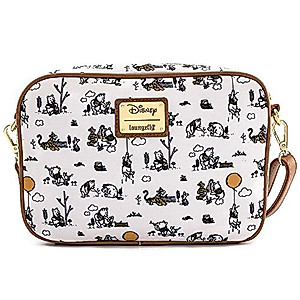 Loungefly Disney Winnie The Pooh Line Drawing Crossbody Bag Purse