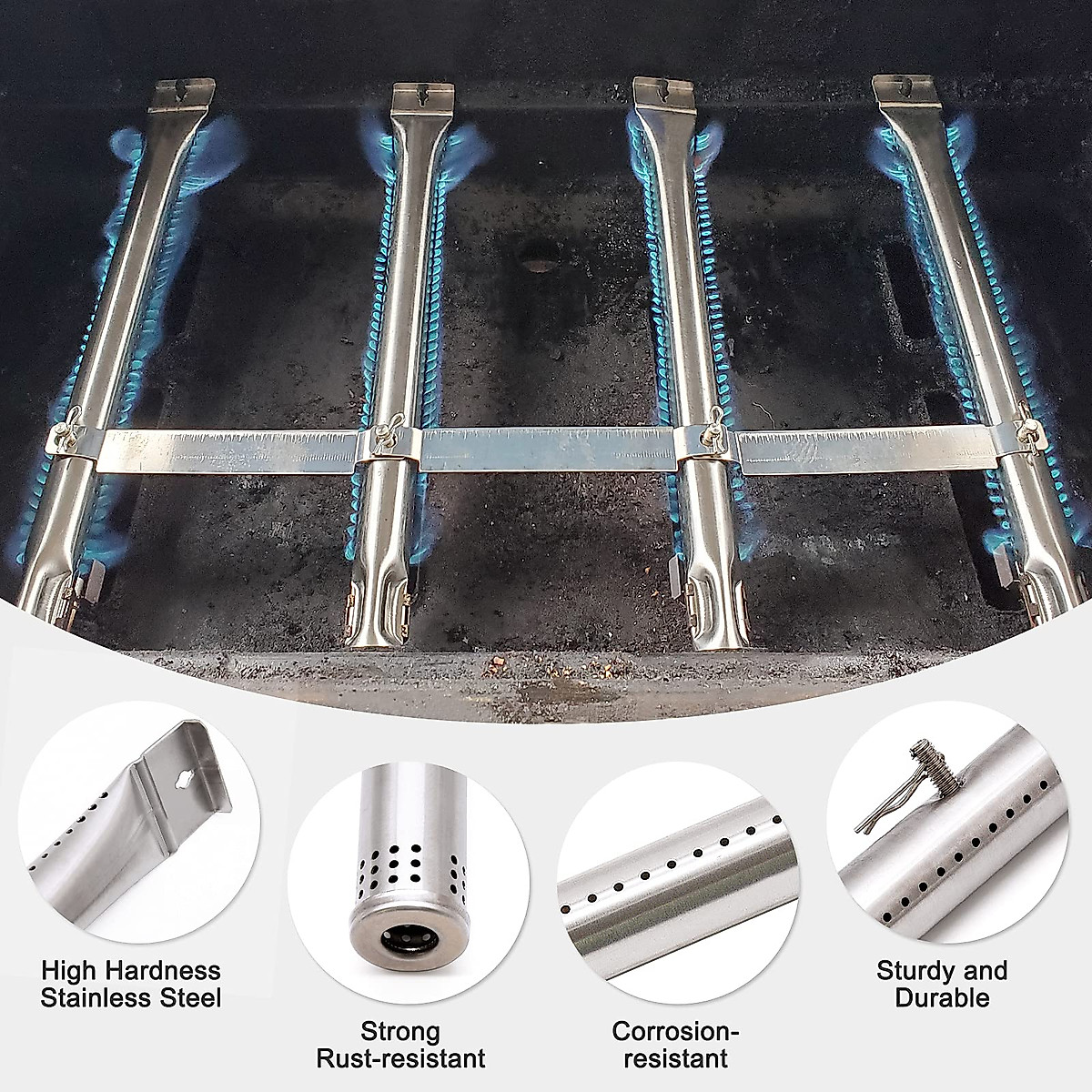 Grill Replacement Parts for Charbroil 463241314, 463241313, 463241413, 463241014, 463241414, 463241013, for Charbroil Commercial T-36D T-22D T-47D Grills, G527-2200-W1 G356-2200-W1 G527-0013-W1