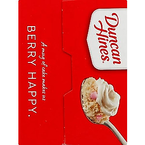 Duncan Hines Mug Cakes Strawberry Shortcake Flavored Mix with Cream Cheese Frosting, 13.3 oz