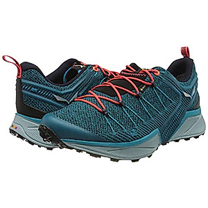 Salewa Women's Dropline GTX Hiking Shoe - Comfortable, Waterproof Gore-Tex Trail Shoe - Ocean/Canal Blue - 8