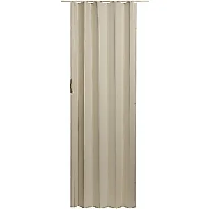 LTL Home Products HSR3680BU Regent Interior Accordion Folding Door, 36" x 80", Buff