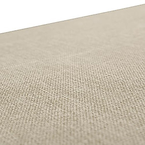 Pillow Perfect Tory Solid Indoor/Outdoor Reversible Patio Chairpad with Ties Weather and Fade Resistant, 15.5" x 16", Ivory, 2 Count