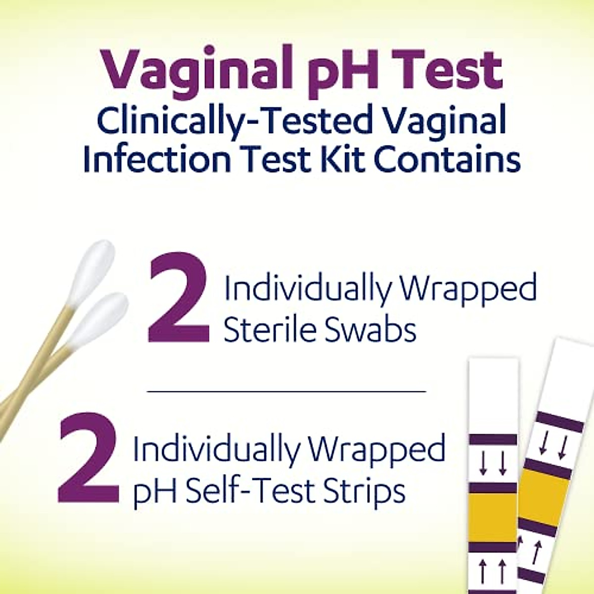 AZO Vaginal pH Test Kit, Clinically-Tested Vaginal Infection Test Kit, Fast & Accurate Results, from The #1 Most Trusted Brand, 2 Self-Tests