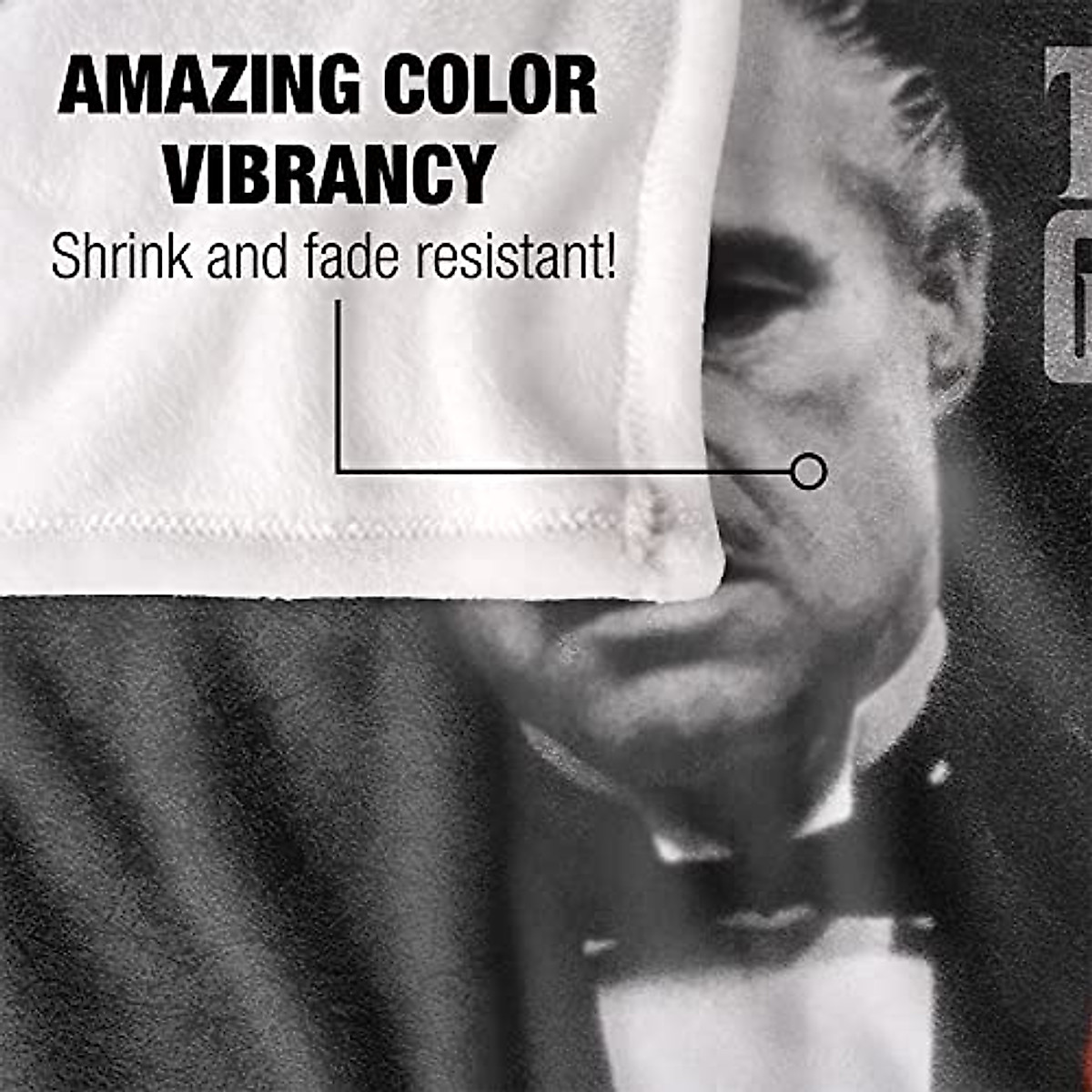 Godfather Poster Officially Licensed Silky Touch Super Soft Throw Blanket 50" x 60"