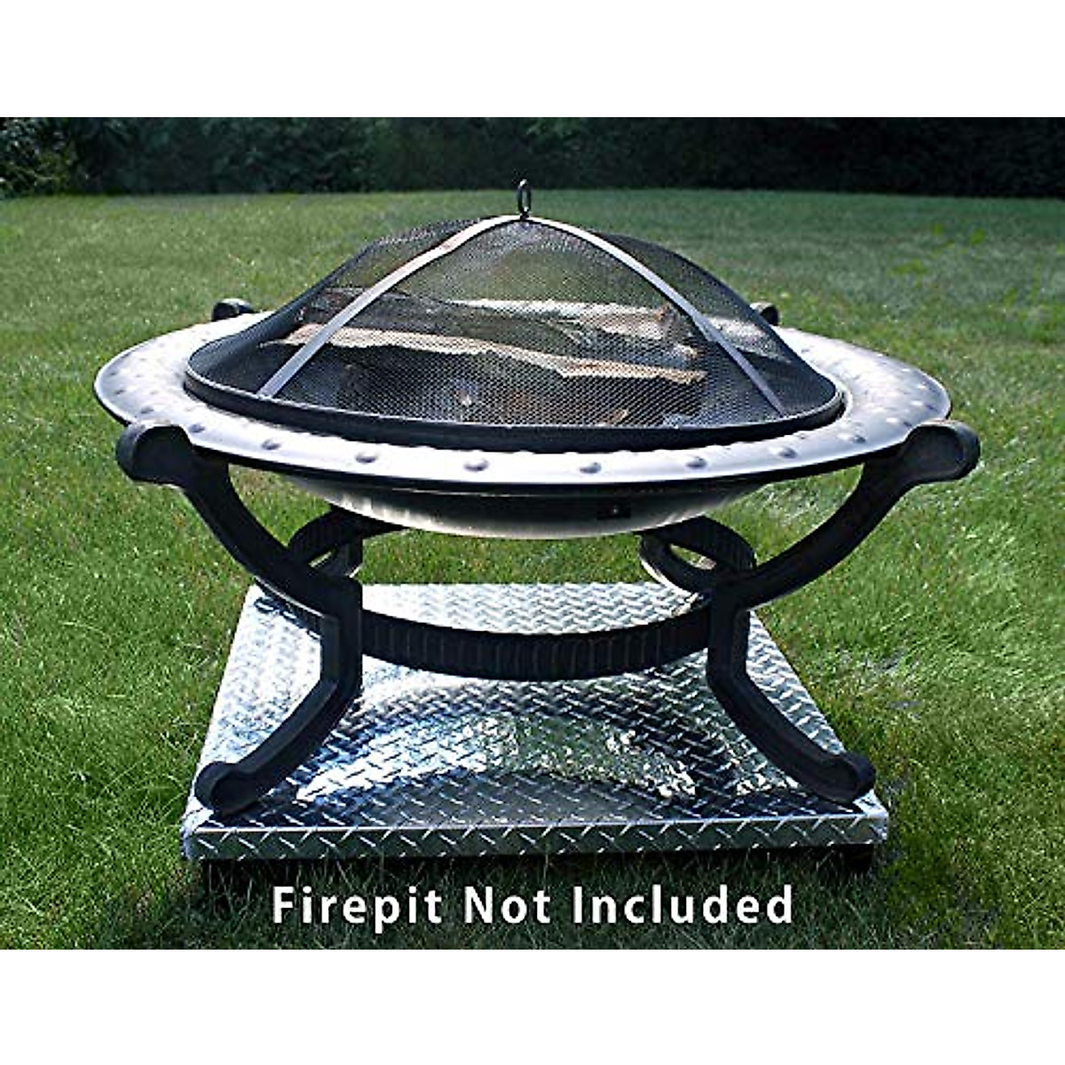 Northland Online Deck Defender & Grass Guard, High Temp Fire Pit Heat Shield, Fire Pit Mat for Grass Lawn Protection, Fire Pit Pad for Outdoors, Bonfires, Wood Burning