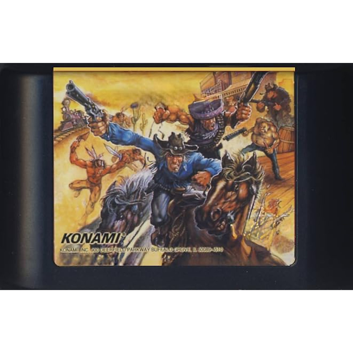 Sunset Riders (Sega Genesis / Megadrive) - Reproduction Video Game Cartridge