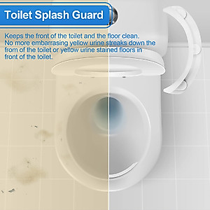 P Guard Urine Deflector Pee Splash Guard,Splash Guard Maddak for Toilet Seat Splash Guard,Toilet Seat Directs Urine Home Care Elevated,Guard Toilet Seat Attachment - Prevents Urine/Pee Messes(1 Pack)