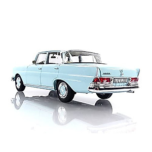 Norev 1965 220 S Light Blue with White Top 1/18 Diecast Model Car 183920