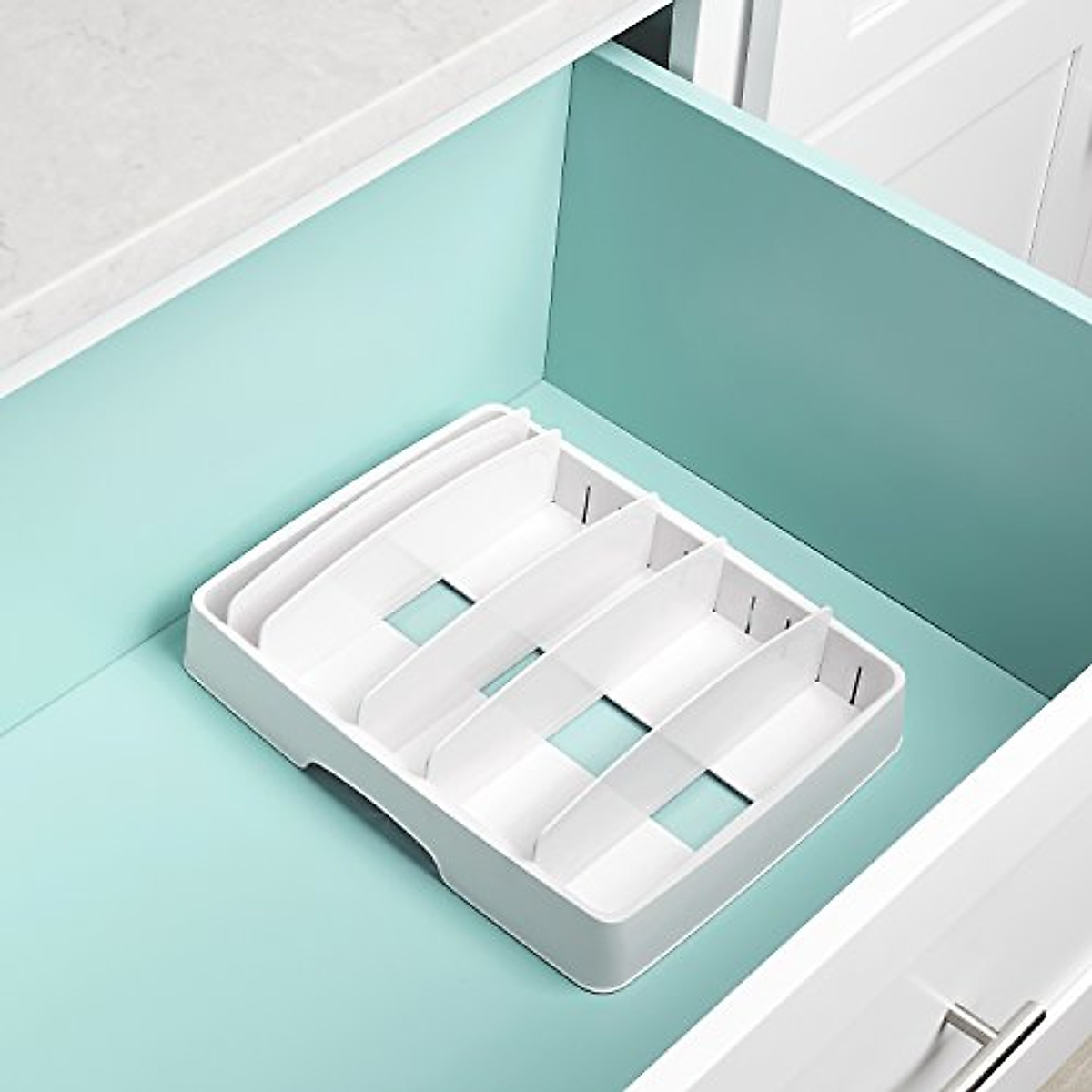 YouCopia StoraLid Food Container Lid Organizer, Large, Granite