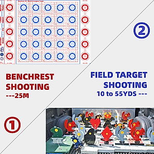 Vector Optics Sentinel X 10-40x50 SFP Center Dot 1/8MOA Rifle Scope Designed for 25 Meters Benchrest Target Shooting, Side Focus Min at 10 M, Turret Lock System.