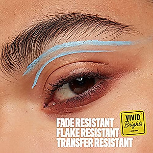 NYX PROFESSIONAL MAKEUP Vivid Brights Liquid Liner, Smear-Resistant Eyeliner with Precise Tip - Blue Thang