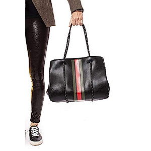 Haute Shore - Greyson Bello Neoprene Tote Bag w/Zipper Wristlet Inside