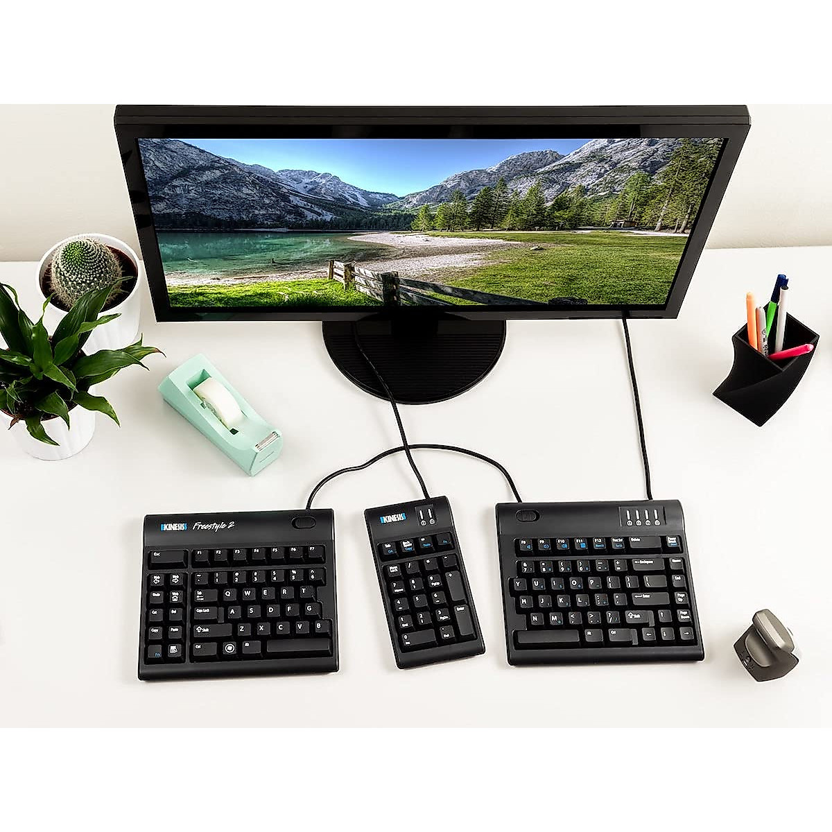 KINESIS USB Freestyle2 Numeric Keypad (PC), Dark gray