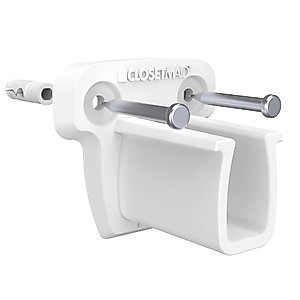 ClosetMaid 21941 Pre-Loaded 2.75-Inch Low-Profile Wall Brackets with Anchors for Wire Shelving, 250-Pack, White
