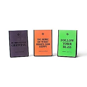 Folio Motivational Affirmation Quote Mantra Magnetic Bookmarks - Set of 3 Inspirational Bookmarks for All Ages, Men, Women, Teens Girls Students for Friends, Coworkers & Student Incentives!