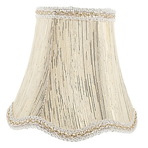 DOITOOL 2pcs Fabric Lampshade Rustic Floor Lampshade Royal Lamp Shades Lamp Shade Replacement Fabric Lamp Shade Lamp Shade Fabric Cloth Nightstand Lamp Shade Pagoda Iron Sector
