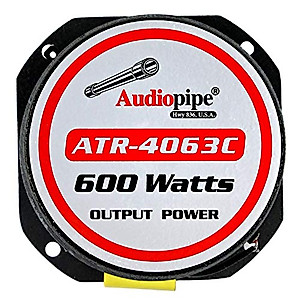 1 Speaker 2 Inch Heavy Duty Titanium Super Tweeter 600 Watts ATR-4063C