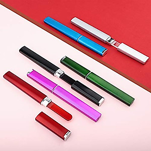 6 Pack Glass Nail Files with Case Crystal Glass Fingernail Files Double Sided Glass Nail File Mixed Color Manicure Set for Gentle Nail Care, 6 Colors