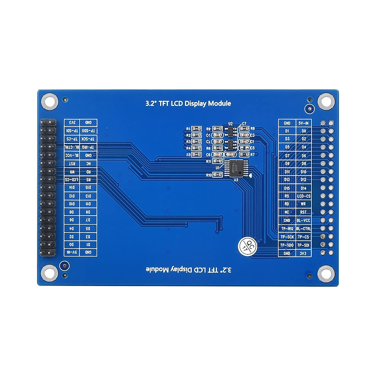 waveshare 3.2 Inch 320x240 Multicolor Graphic LCD, with Touch Panel and Stand-Alone Controllers