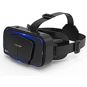 VR SHINECON Virtual Reality VR Headset 3D Glasses Headset Helmets VR Goggles for TV, Movies & Video Games Compatible iOS, Android &Support 4.7-7 inch