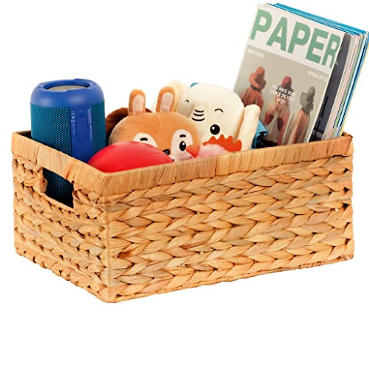 CENBOSS Woven Storage Baskets (Natural, Large, 1PC)