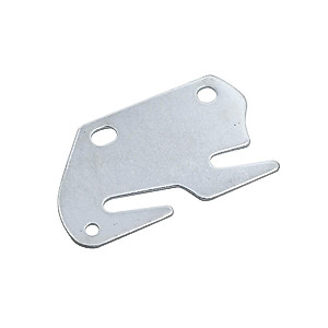 Kyuionty 2 Pcs #10 Bed Frame Hooks Wooden Bed Rail Hook Plates for Headboard Replacement Wooden Bed Parts or New Bed Construction