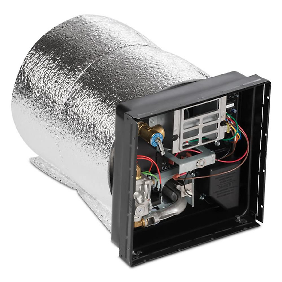 Dometic WH-6GA RV Gas and Electric Water Heater - 6 Gallon Silver Burner w/Quick Heating -10 btu Burner System for Indoor Installation